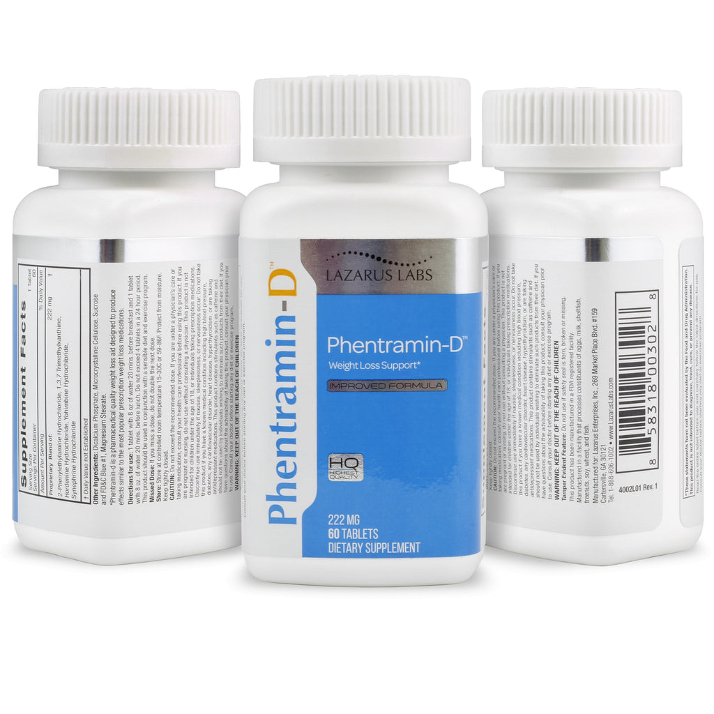 Phentramin-d® Tablets - Weight Loss Supplement Pills – LazarusLabs.com